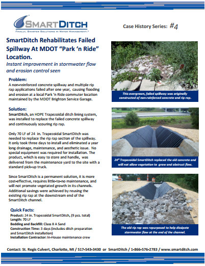 Sanilac CRC Wing Blade Case Study | St. Regis Culvert